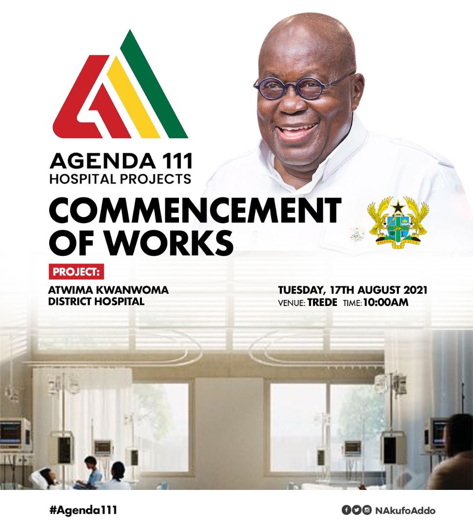 Agenda 111 Hospital projects: Commencement of works - Ministry Of Health
